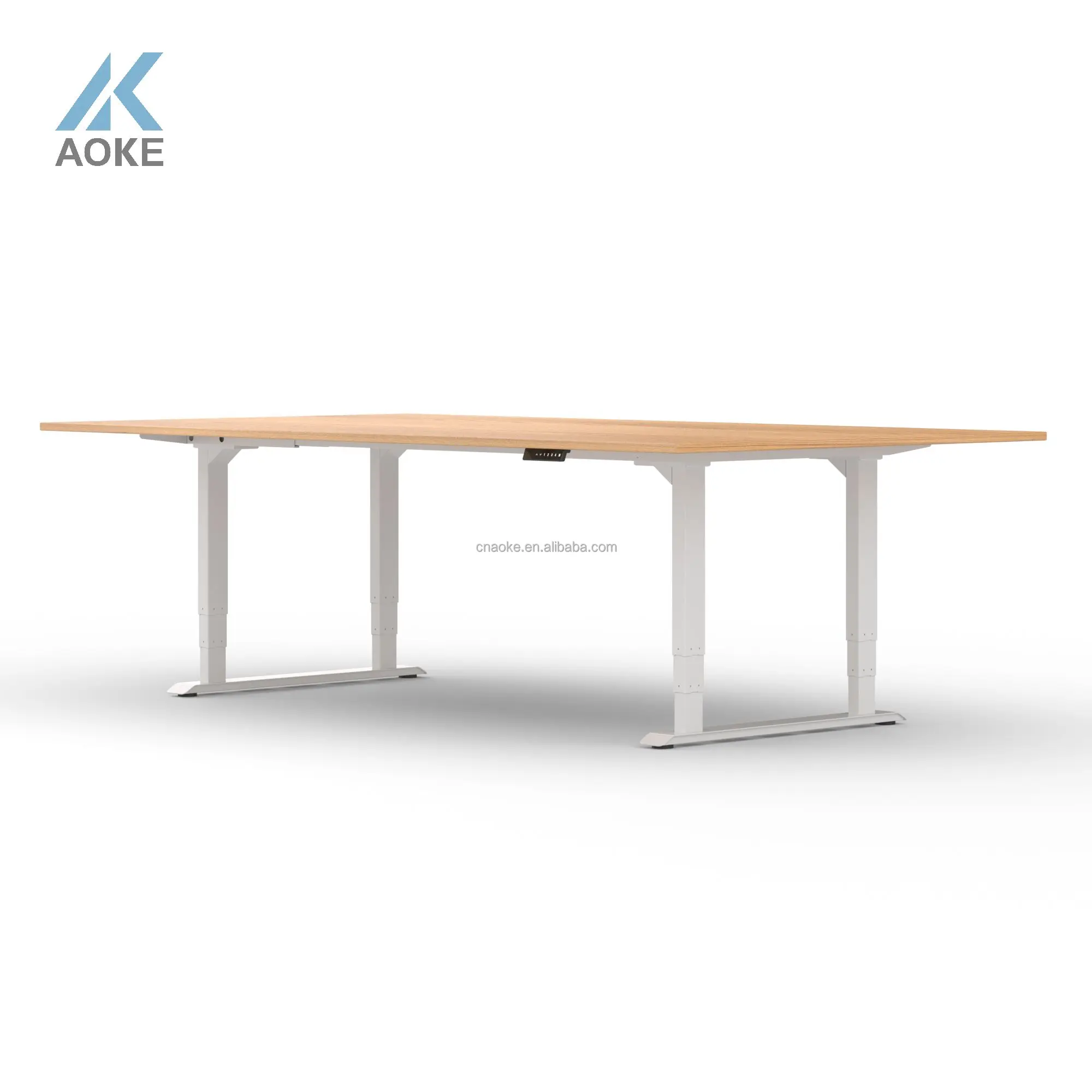 Black Customization Modern Office Desk Standing Height Adjustable Table ...