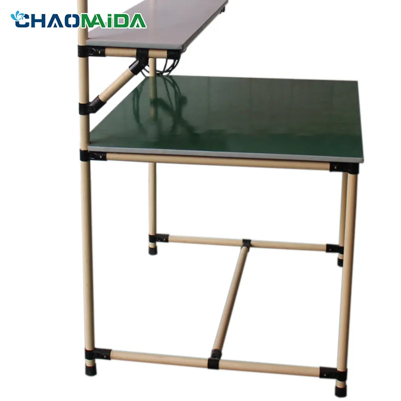 DIY Flexible Lean Pipe ESD Table for Industrial Workbench