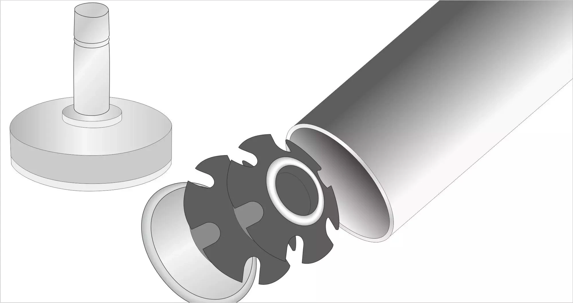 Round Double Layers Metal Insert Hole Plugs - Durable & Versatile