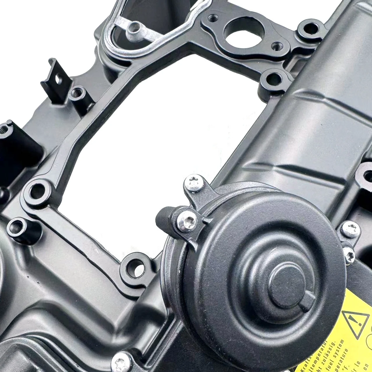 Engine Valve Compartment Cover Cylinder Cover Black Aluminum Alloy for ...