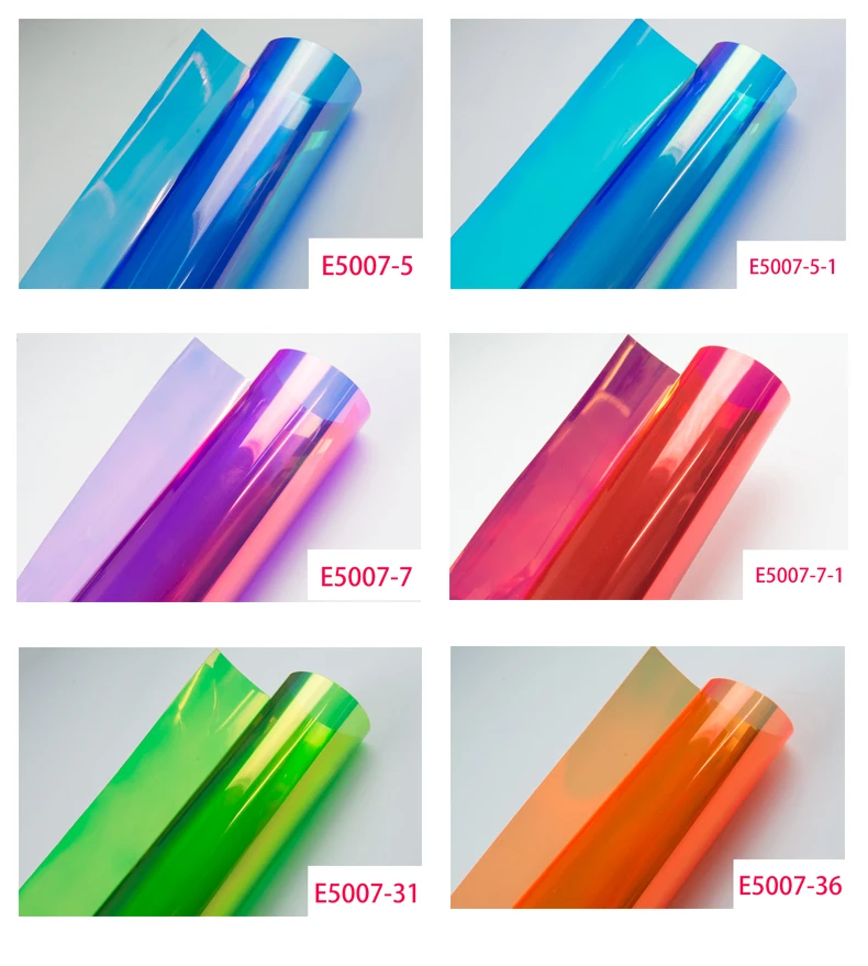 New Fashion Trend Iridescent Tpu Sheet Rainbow Color Film Tpu Rainbow ...