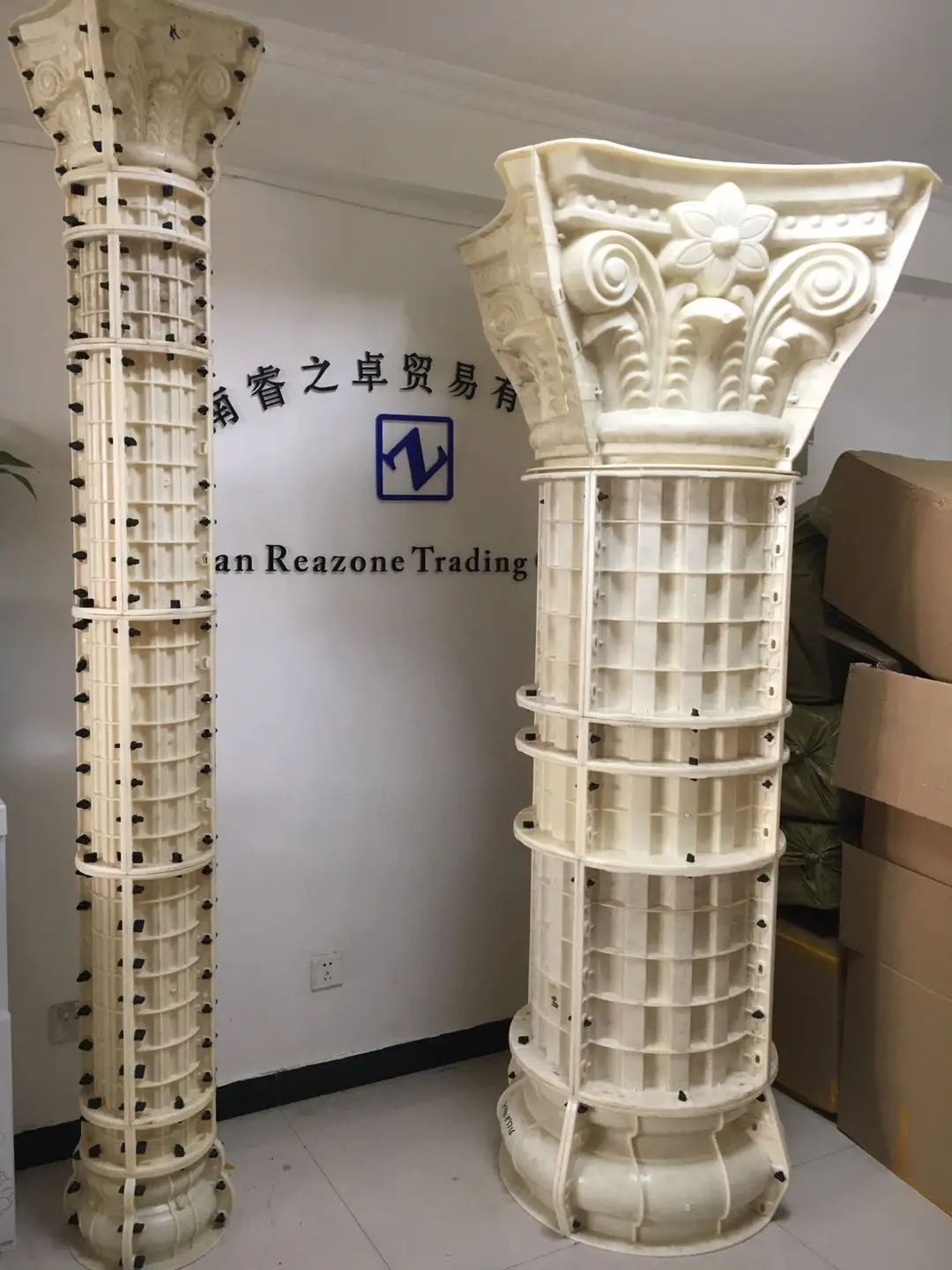 50cm Round Decorative Concrete Roman Column Pillar Molds