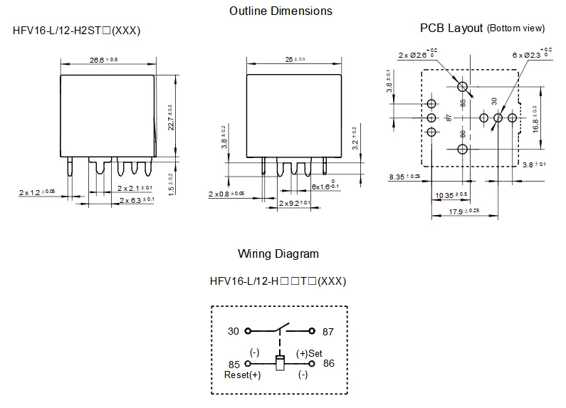 Hfオリジナルhfv16-l 12-h1ty 4ピンノーマルオープンno 70a 12v Car Automotive Relay - Buy ...