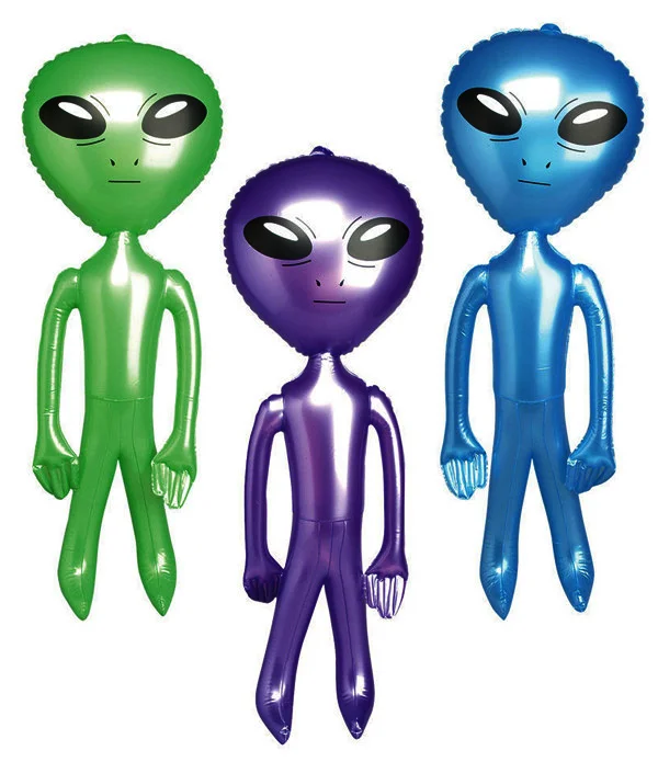 90 Cm Promotion Inflatable Alien Toy Cartoon Plastic Alien Toys in Stock