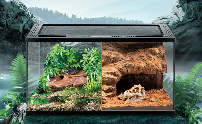 Customizable 4ft PVC Snake Enclosure Tank - 200-Gallon Corner ...