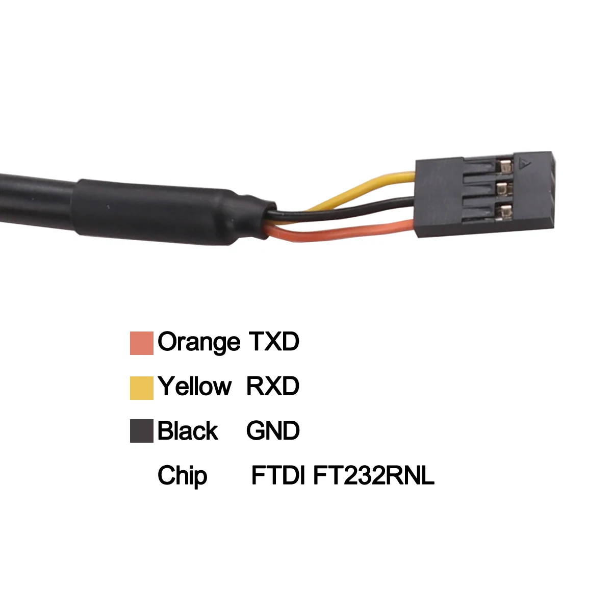 Usb To Ttl Serial Cable Ftdi 3.3v 5v 3p Dupont Header Connector 3 Pins ...