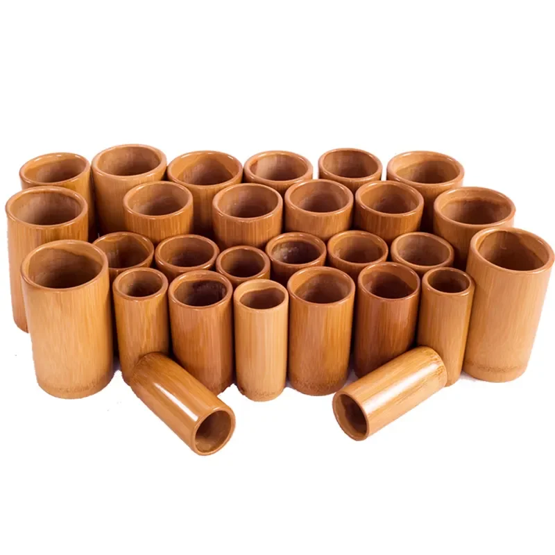 Different Sizes Traditional Wood Acupuncture Fire Bamboo Cupping ...