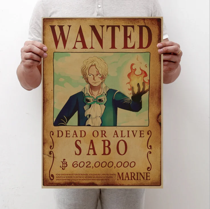One Piece Sabo Wanted Poster