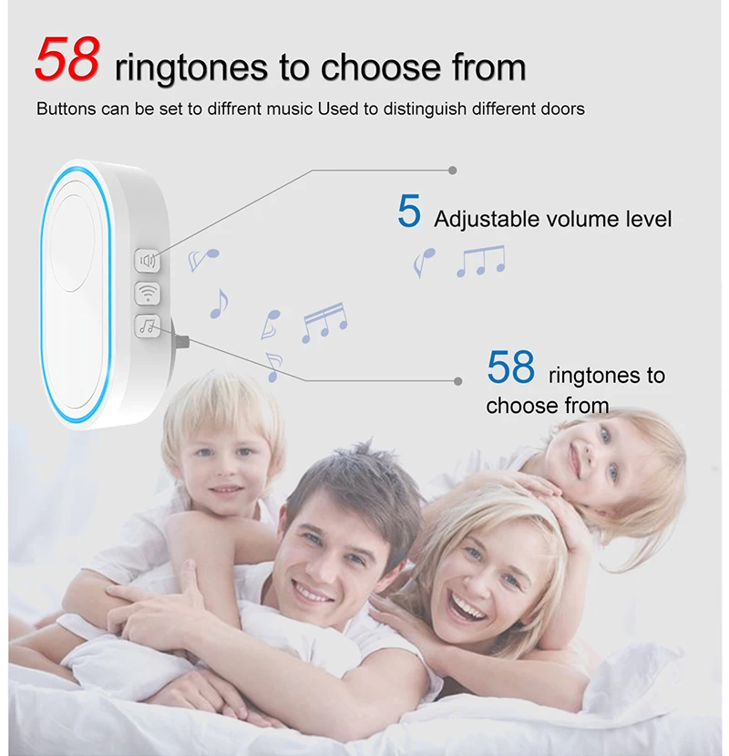 Doorbell Smart Home Burglar Alarm System Rohs Home Security Villa Home ...