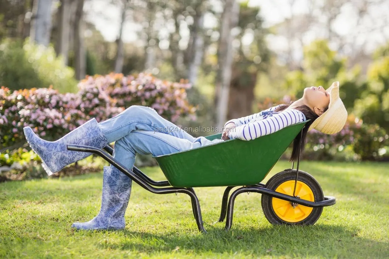 Construction Wheelbarrow Ghana Zimbabwe 85l Wheelbarrows Tyre Trolley ...