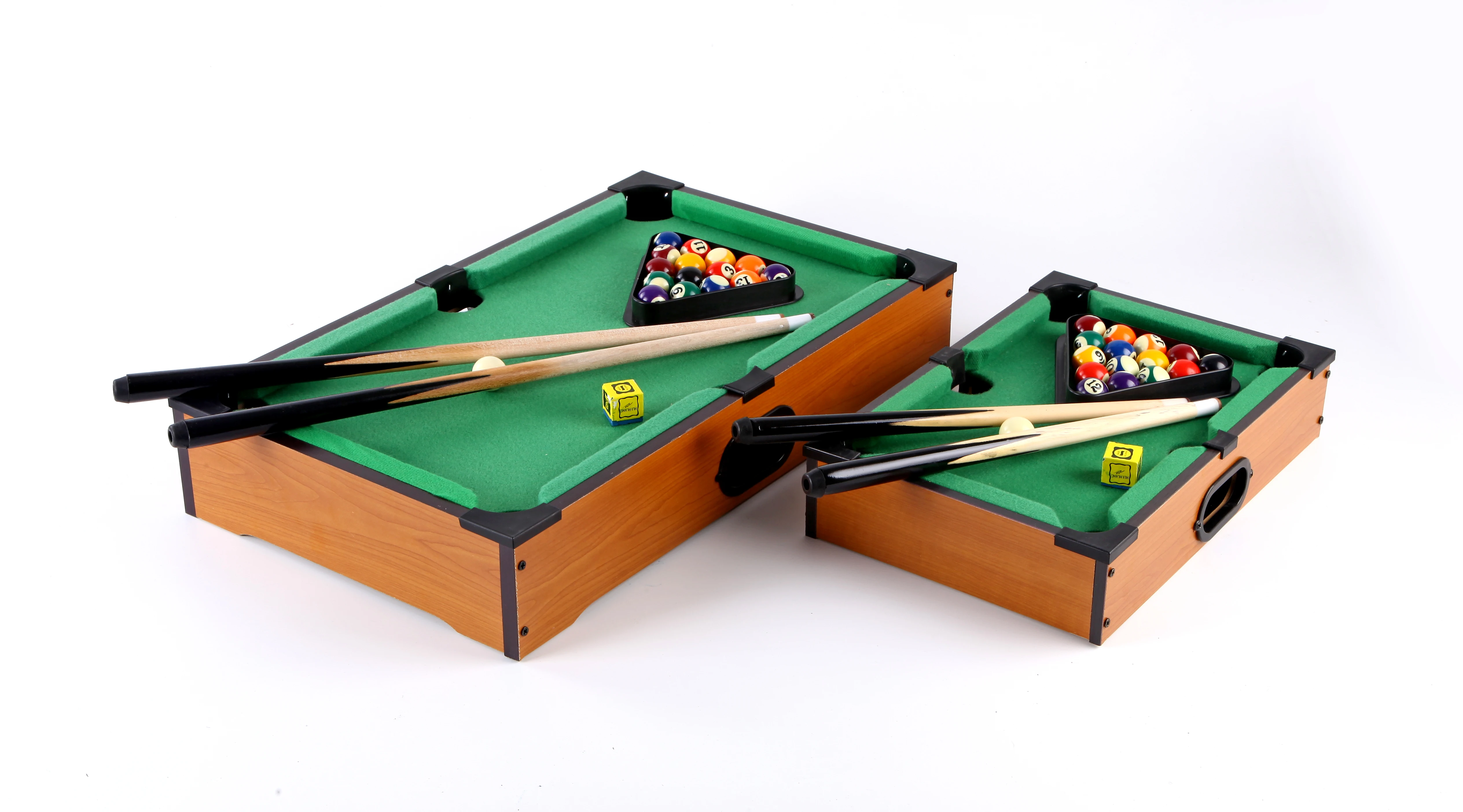 Mini Wooden Pool Table Billiards Board Indoor and Outdoor Game Set Toy ...