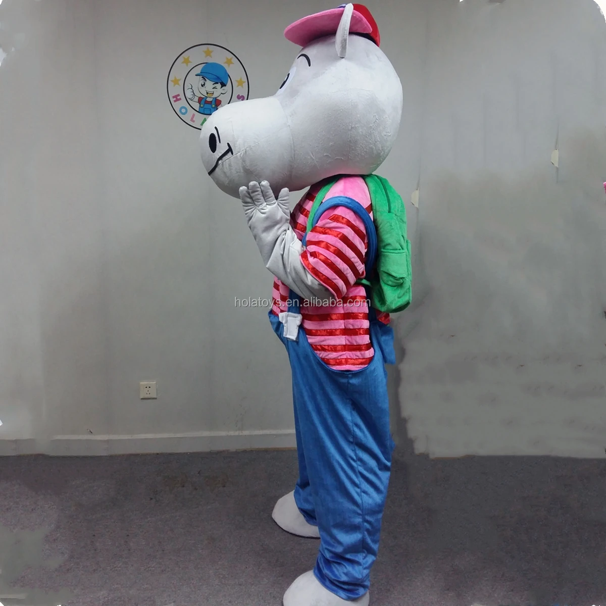 Hola Blue Hand Mascot Costume - Durable Adult Mascot Costumes for ...