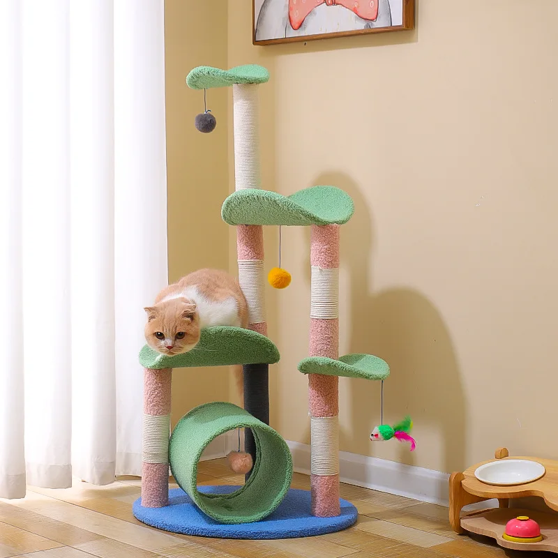 Cat Climbing Cat Tree All-in-one Tian Zhu Platform Cat Toys - Buy Cat ...