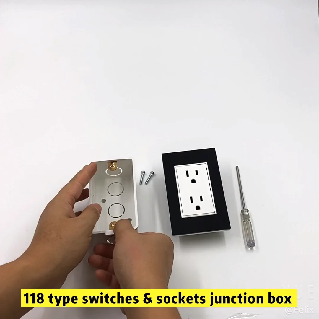 118 Type Flush Mounting Box South American Switches Socket Wall ...
