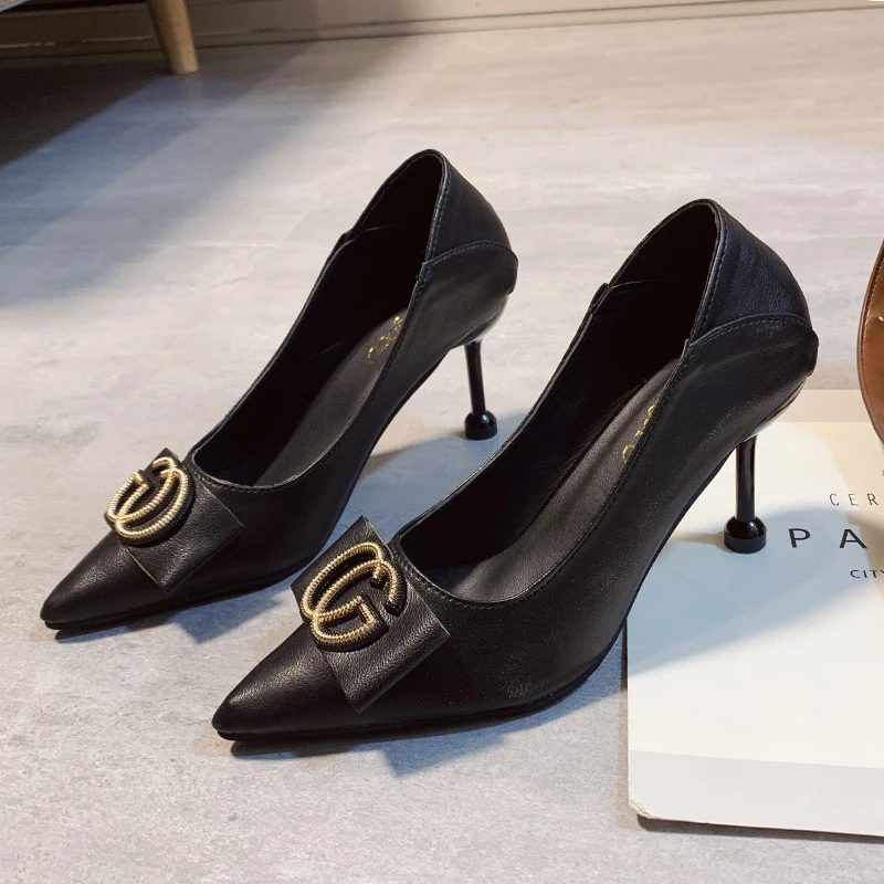 Heels For Ladies Shoes China Women Work - Buy Shoes Woman High Heel ...