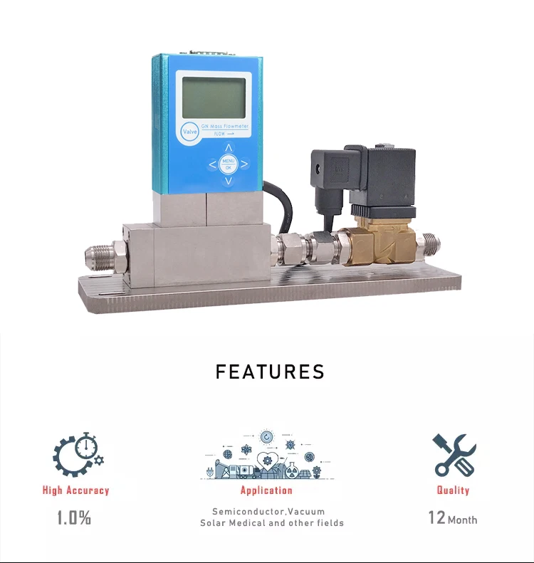 High Precision Capillary Flow Control System Analog Gas Mass Flow ...