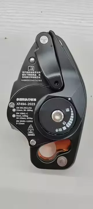 15kN Safety Climbing High-altitude Operations Descender Anti-Panic ...