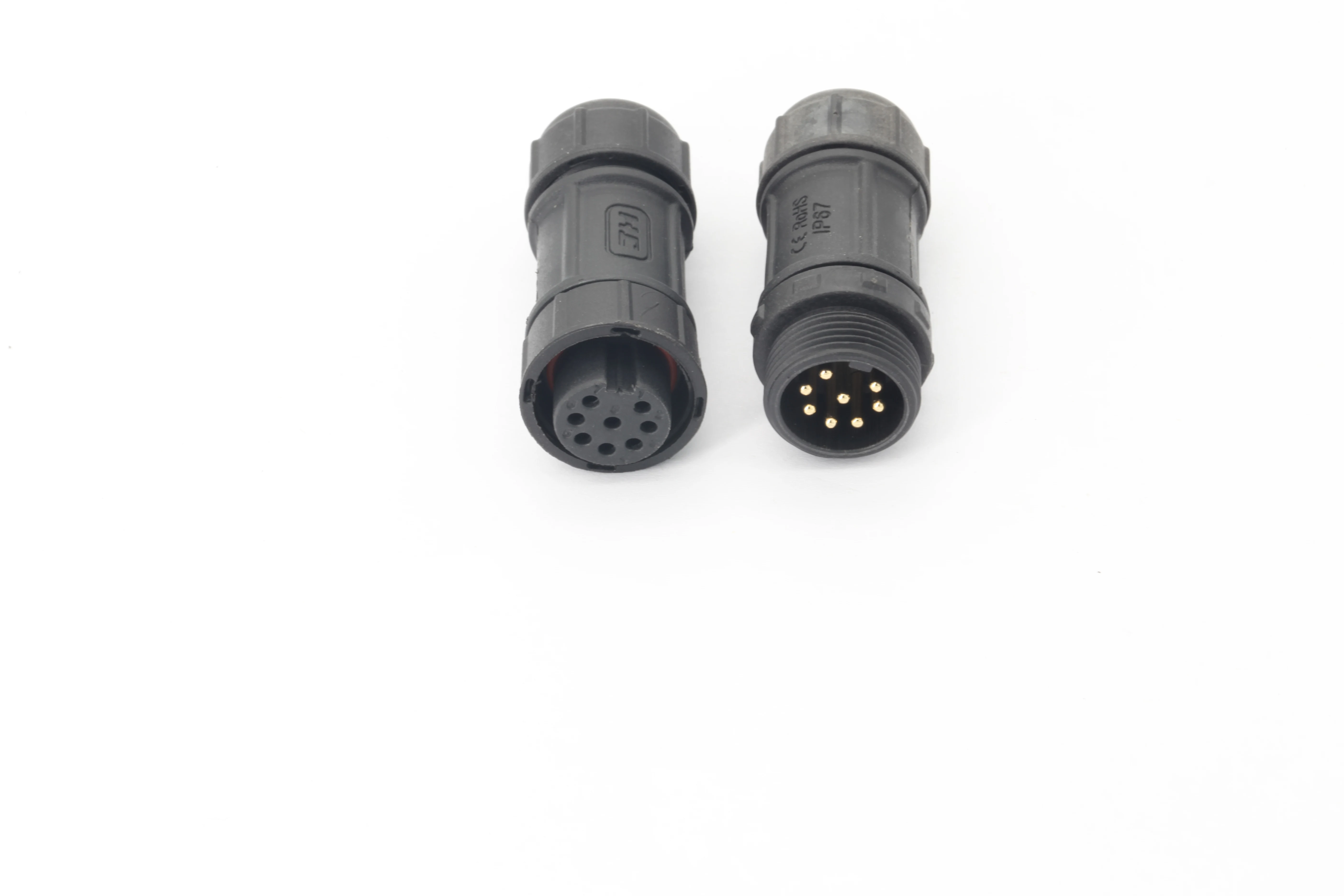 Ip67 Male and Female Connector M16 Power Connector Waterproof 3 Core ...