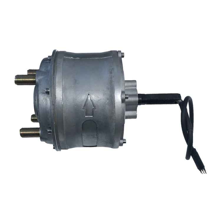 S 48V 500W Geared Brushless DC Hub Motor Golf Cart - 83% Efficiency