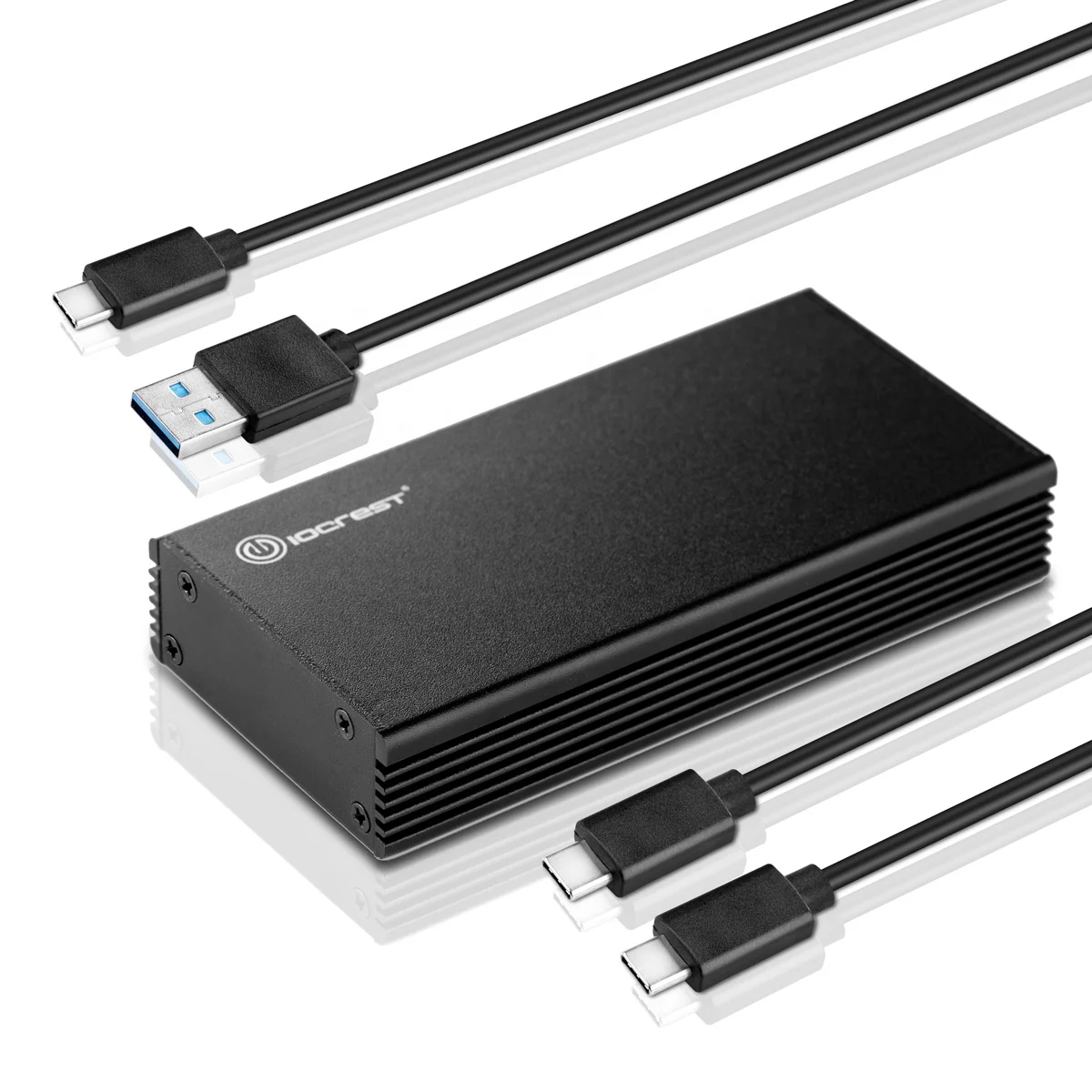 Iocrest Nvme Type-c Usb3.1 Mobile Hdd Enclosure Hdd Case Jms583 Usb3.1 ...