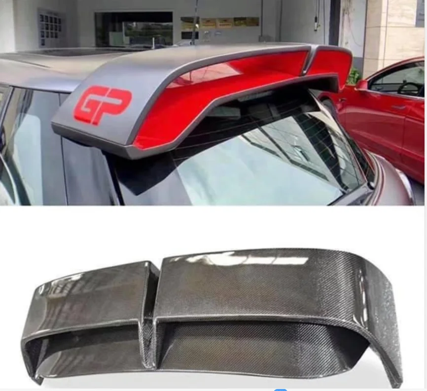 F55 F56 Mini Cooper GP3 Style Carbon Fiber Rear Trunk Spoiler