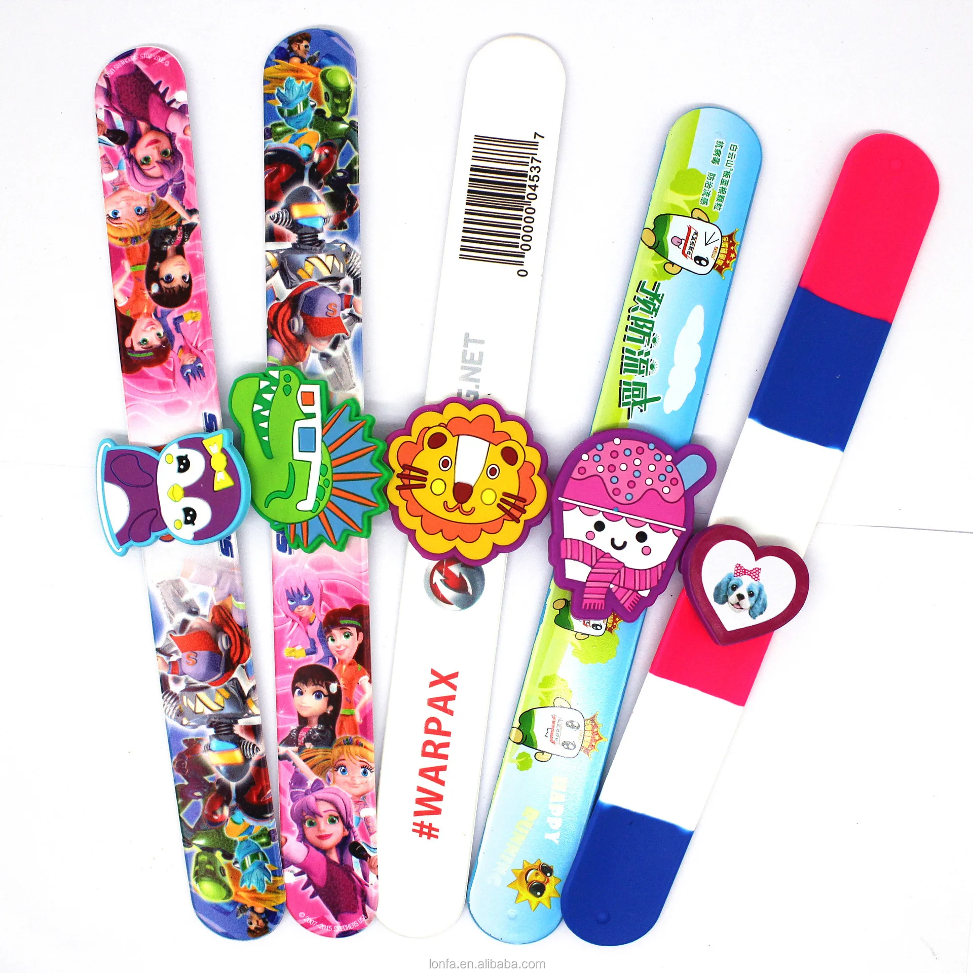 Factory Silicone Slap Snap Band For Kids Slap Bracelets Party Favors ...