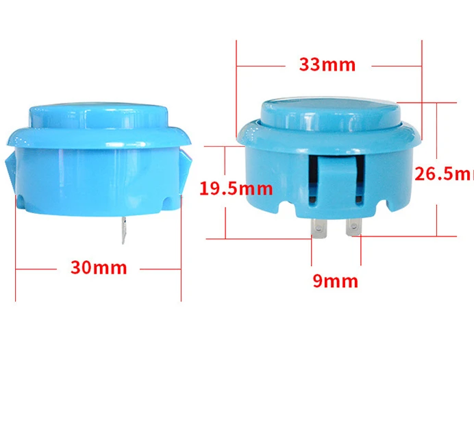 30mm Push Button - Samwa Arcade Accessories Game Machine Button