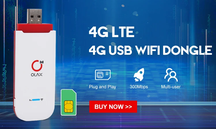 OLAX U90 LTE 4G Unlocked Wifi with Antenna 150mbps USB Dongle