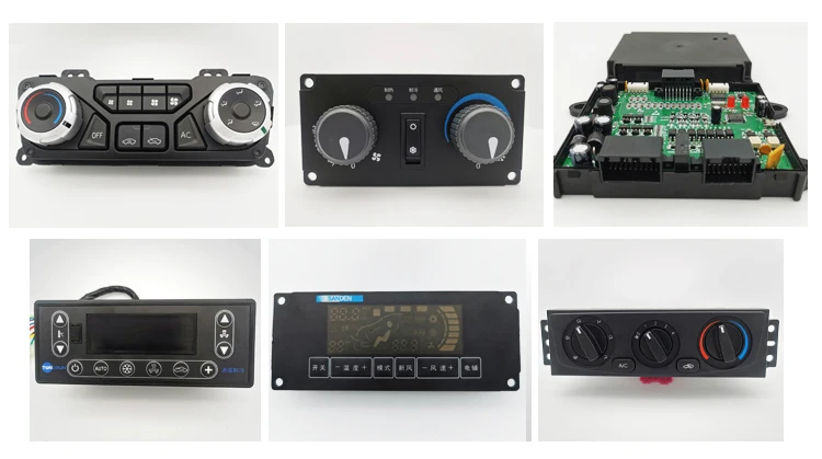 Vehicle Climate 24v Air Conditioning Switch Panel Control Panel A/c ...