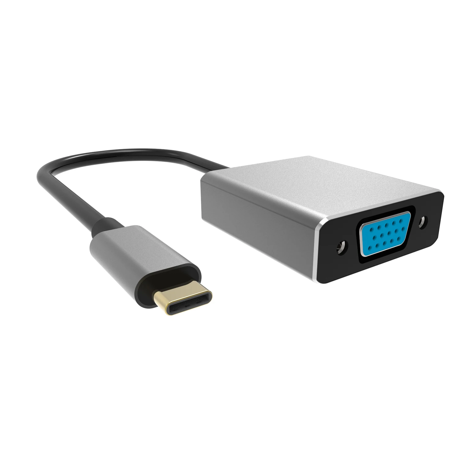 Vcom Aluminum Vga Dongle Male To Female 1080p Usb C To Vga Adapter ...