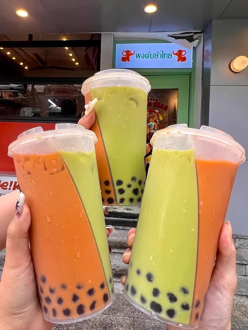 Babo Bubble Tea Food Grade PP 2 Twin Split Cup - Enjoy & Share