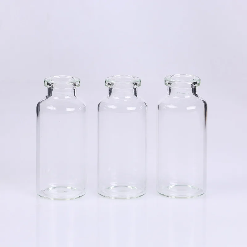 25ml Low Borosilicate Transparent Tube-Type Medical Small Glass Vial ...