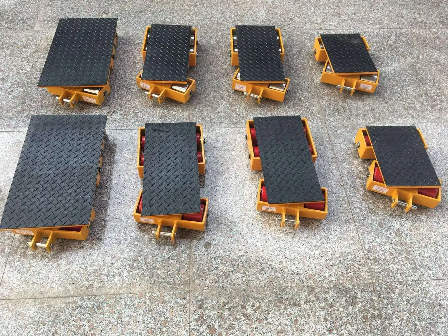 80T Heavy Duty Cargo Trolley Roller Skids - Durable & Efficient