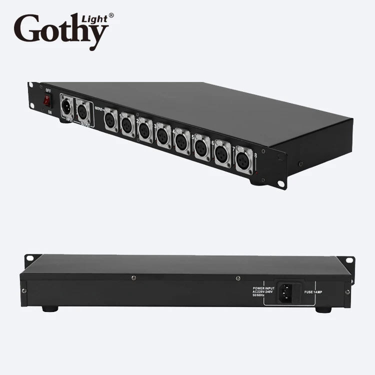 Best Quality 8ch Dmx Splitter Dmx512 Light Stage Lights Signal ...