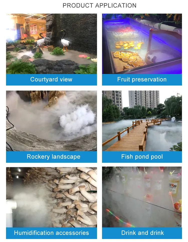 10 Head Ultrasonic Mist Maker Machine Industry Fogger Atomizer - Buy ...