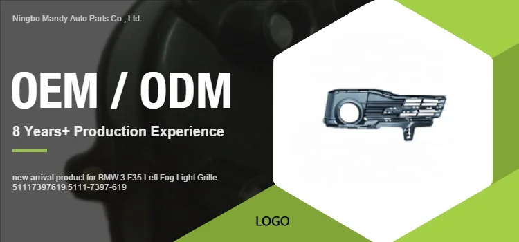 New Arrival Product Left Fog Light Grille 51117397619 5111-7397-619 For ...