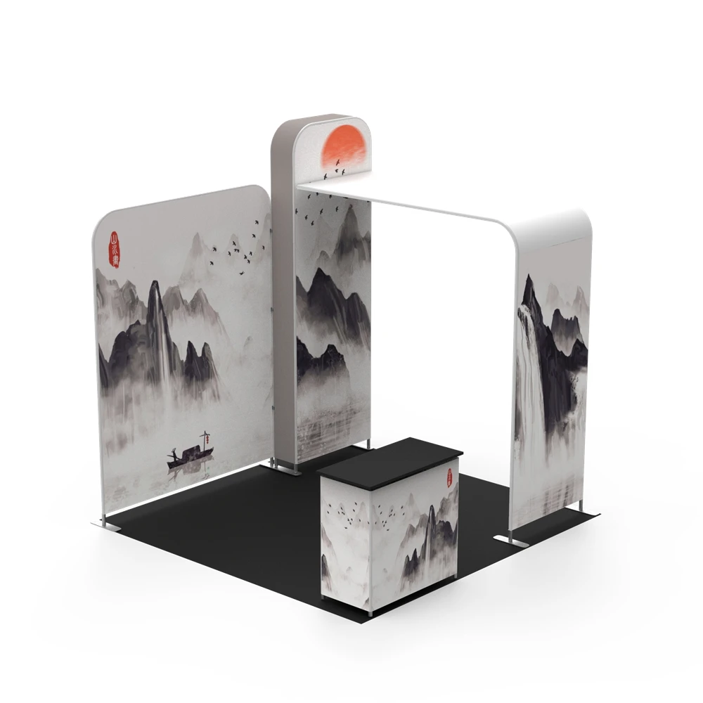 Exhibition Expo Fair Booth Spandex Tension Fabric Display Trade Show ...