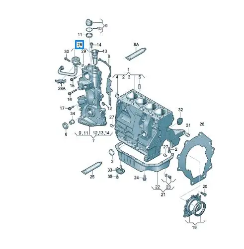 用于大众曲轴箱排气阀呼吸阀pcv 1.4 1.6 16v 03c103201e，03c103201l，03c103201p，03c103201k，03c103201n - Buy 油水分离器 ...