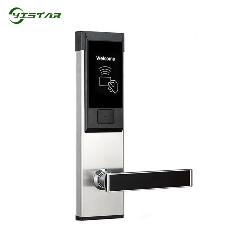 Stainless Steel Digital Card Lock - Secure Hotel Doors