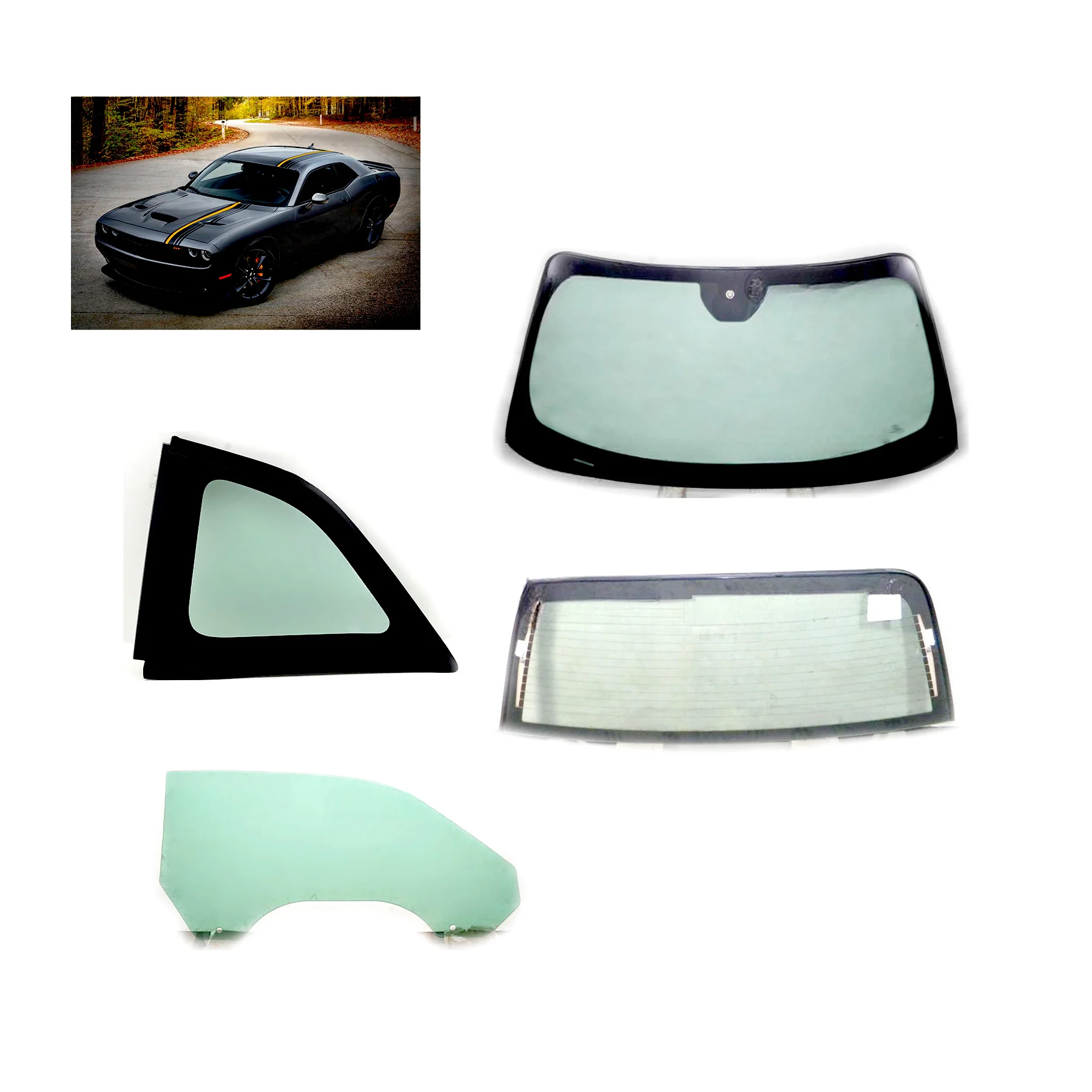 Dodge Challenger Windshield Glass – Laminated Heat-Insulating Auto ...