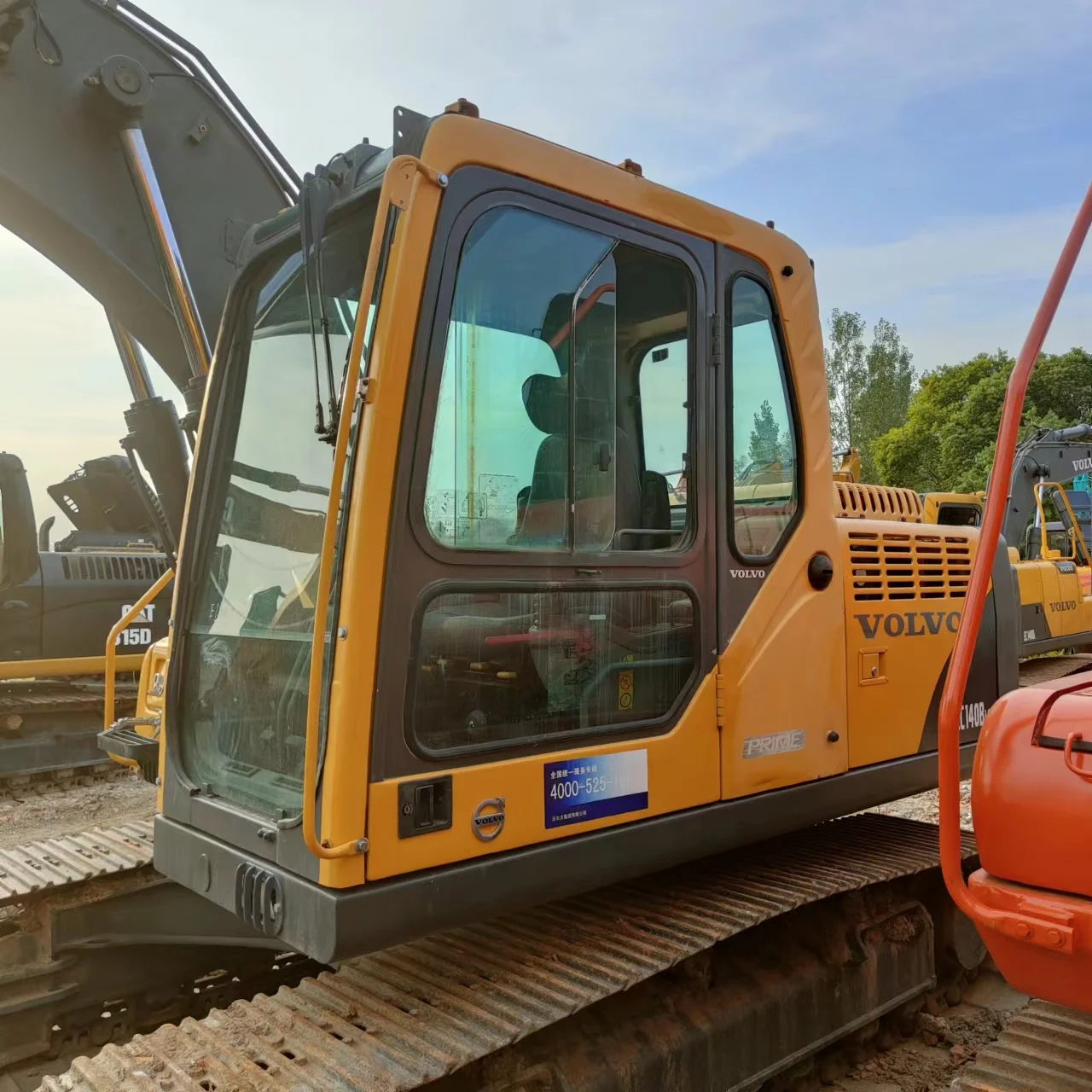 Used Volvo Ec140blc Excavator 14t Small Compact Hydraulic Tracked ...