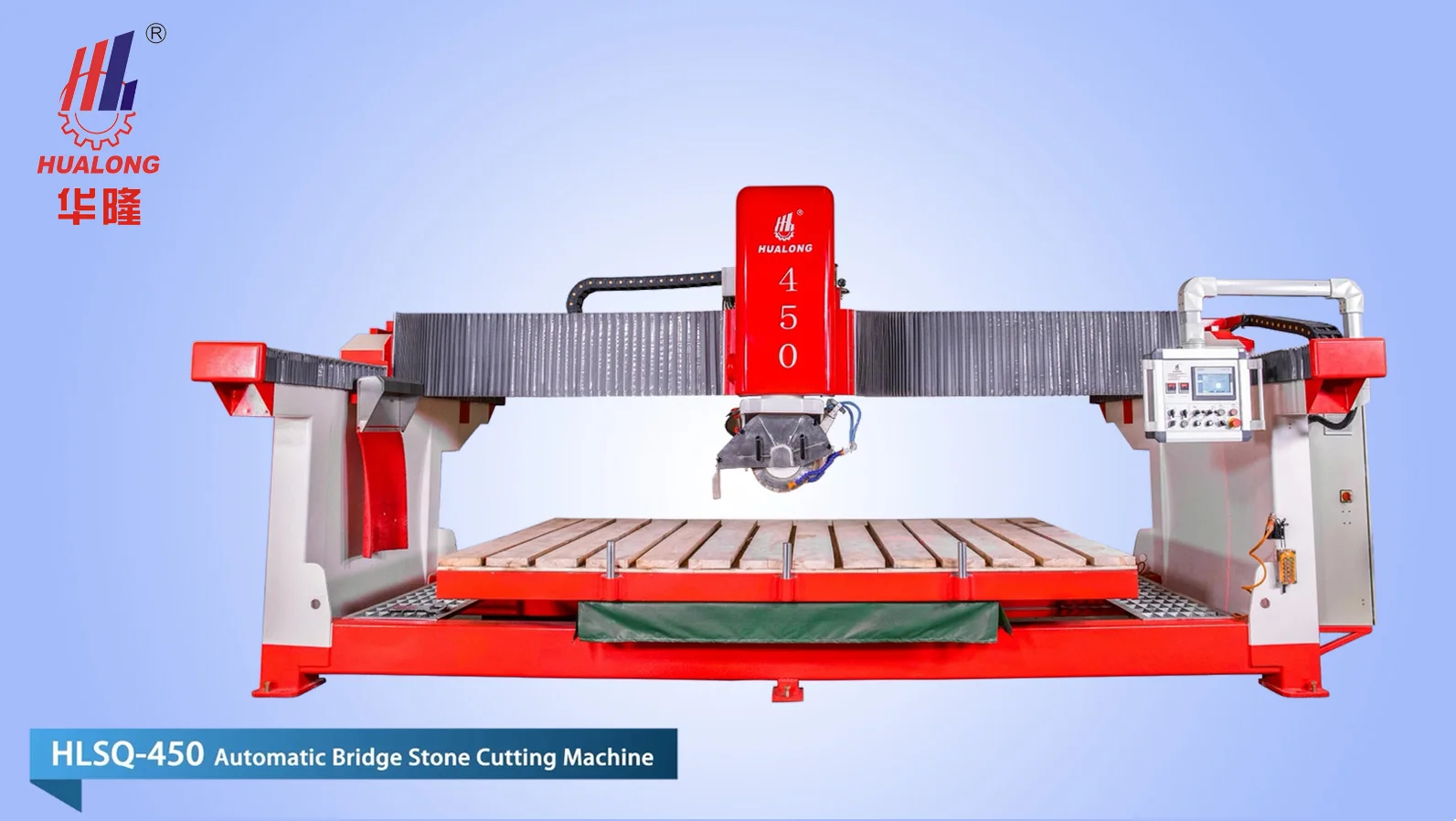 Hualong Machinery Manufacturer Hlsq-450 Monoblock Bridge Saw Granite ...