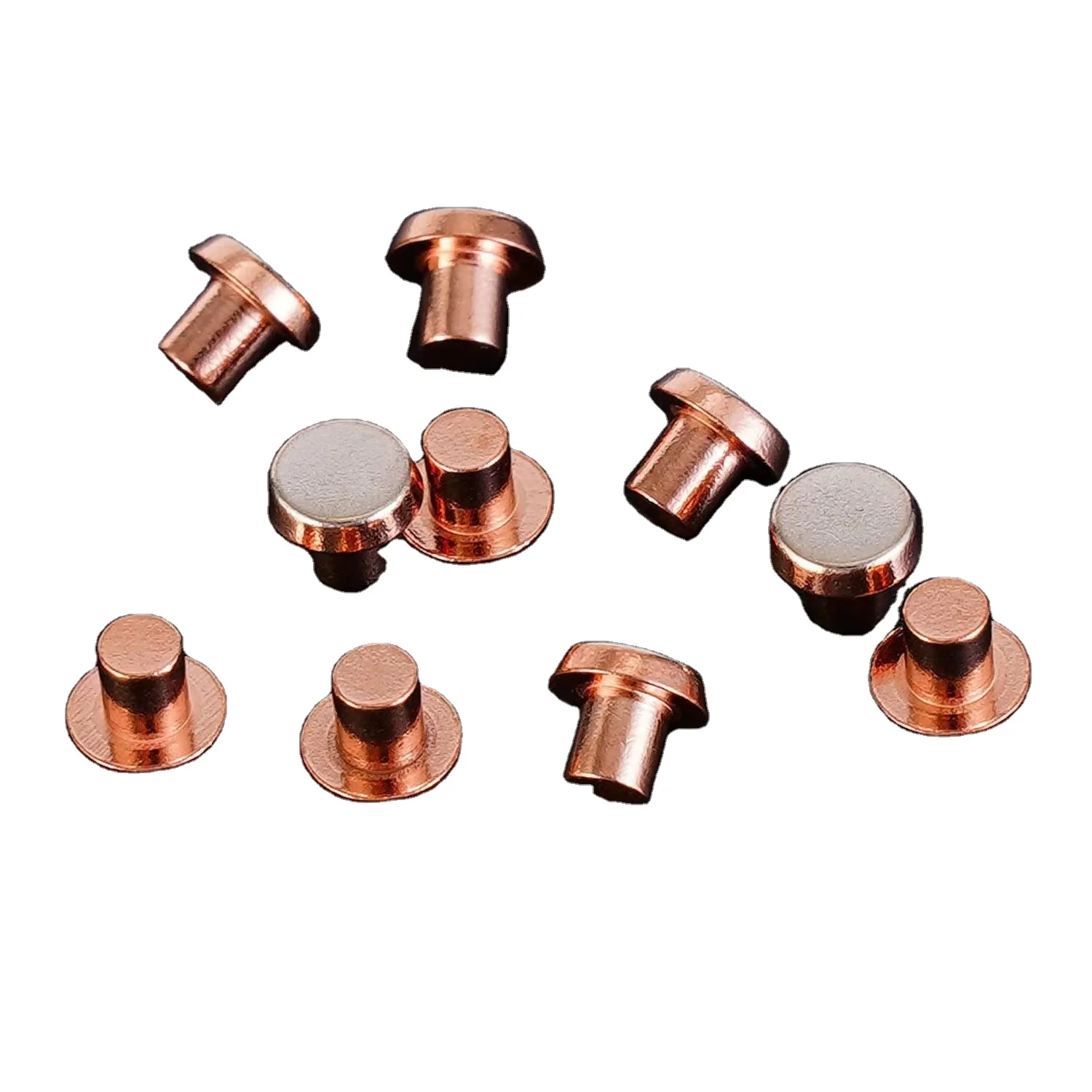 Silver Bimetal Rivet Contact For Power Switch 20a - Buy Contact Rivet ...