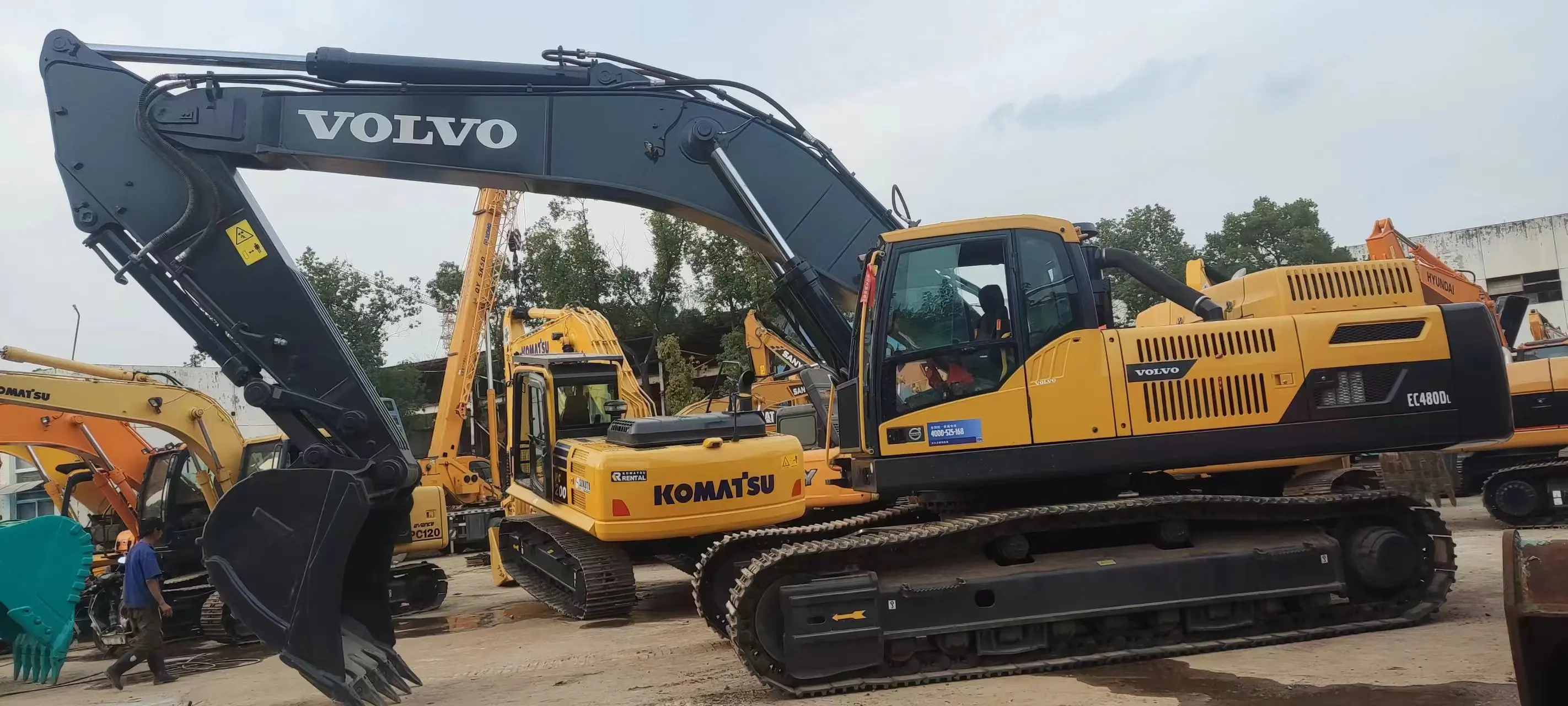 48 Tons Used Excavators Volvo Ec480dl Crawler Hydraulic Excavator For ...