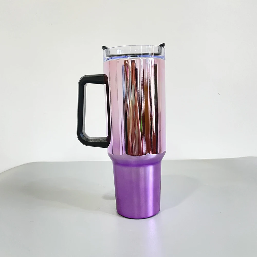 40oz Magic Mirror Tumbler - Perfect Gift for Coffee Lovers