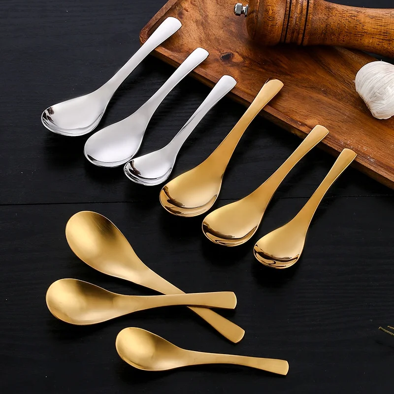 Hot 2023 Sale Korean Metal Soup Spoon For Household Or Restaurant ...