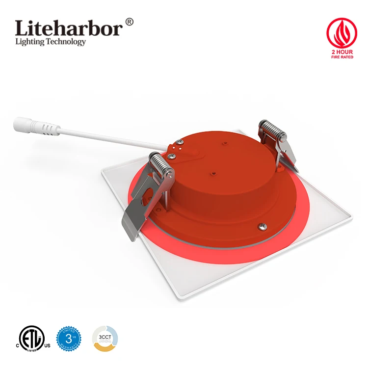 6inch 12w Led Fire Rated Panel Light Etl Listed 2 Hours Protect ...