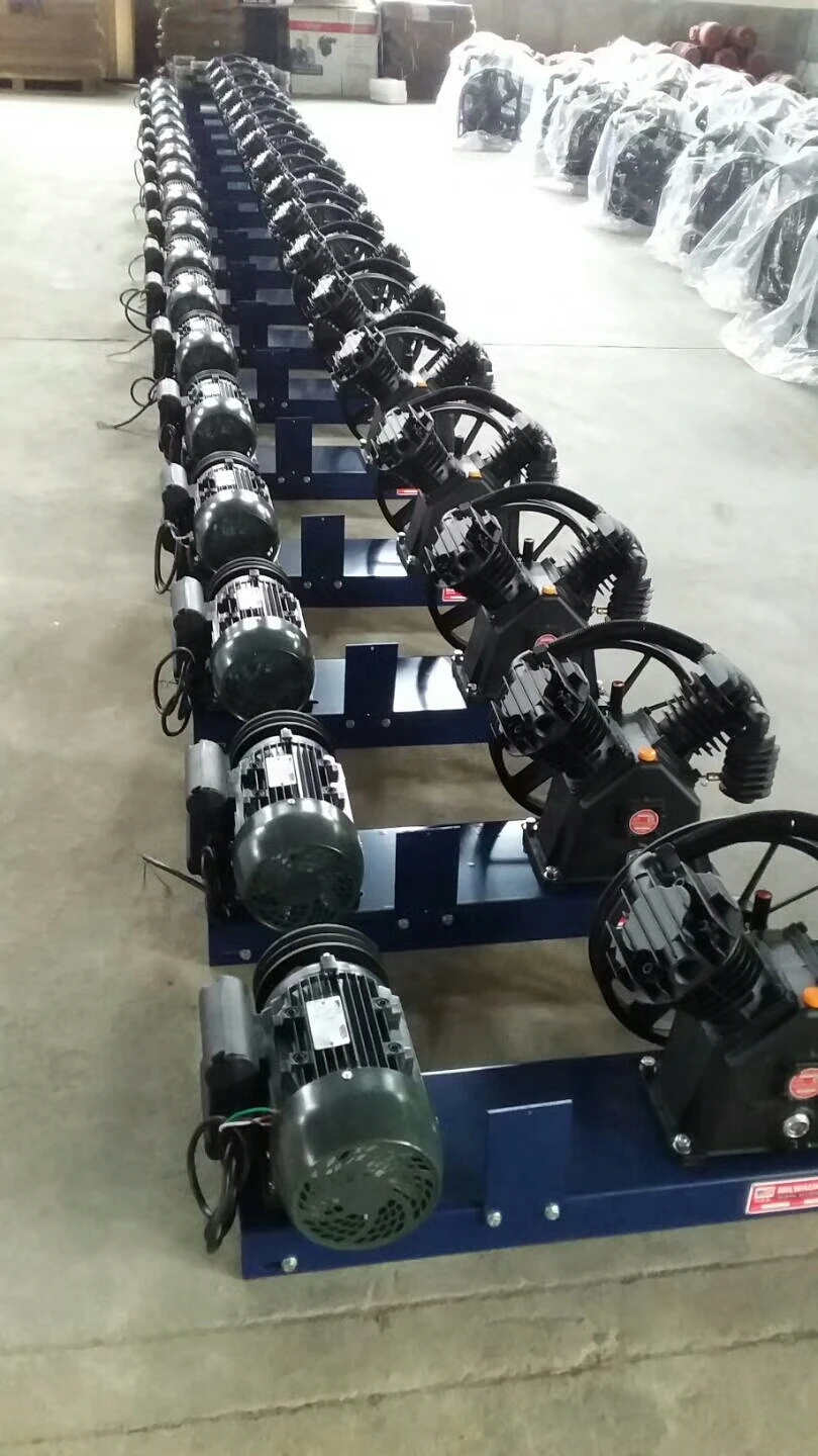 7.5kw 10hp 8bar Movable Tank Wheel 100l 120l 200l 250l 300l Pressure ...