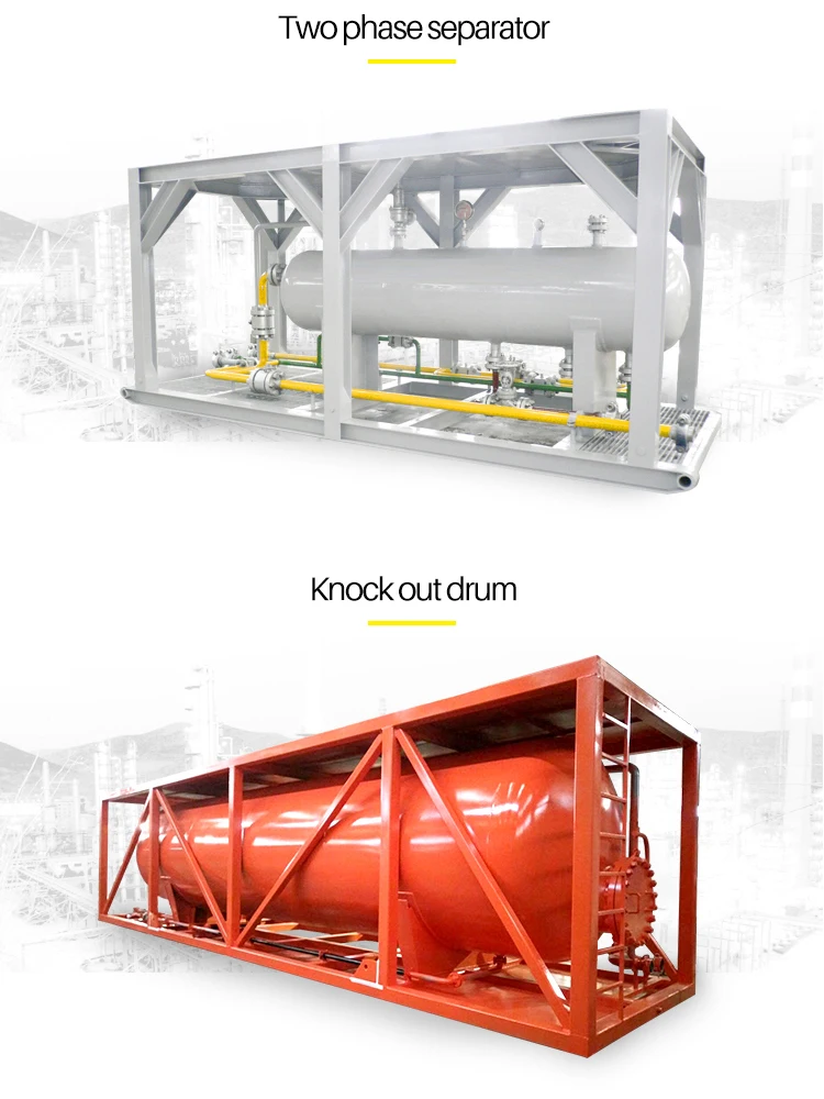 High Efficiency Three Phase Separators for Oil & Gas