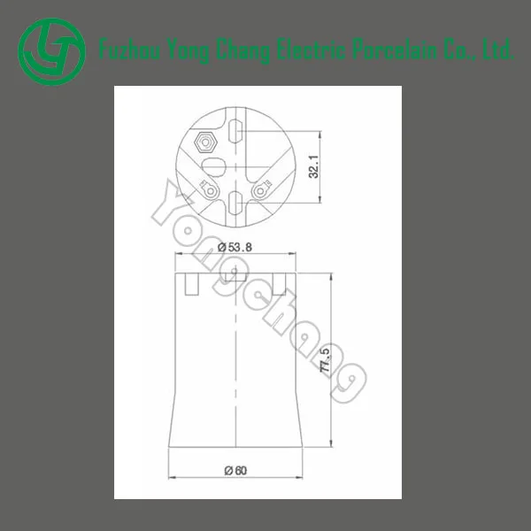 E40 Porcelain Lamp Holder /e40 Ceramic Lamp Socket/e40 Lamp Base - Buy ...